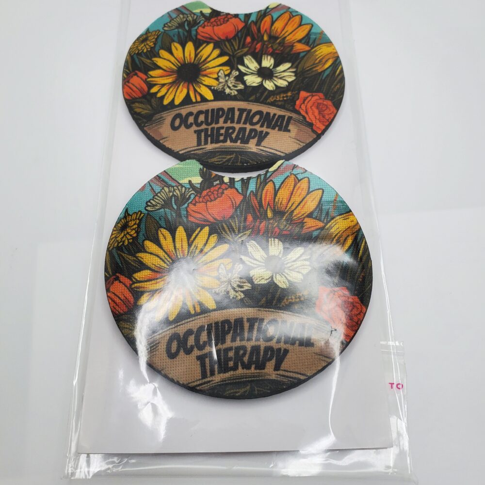 Occupational Therapist Car Coasters - Go Rehab Authentic